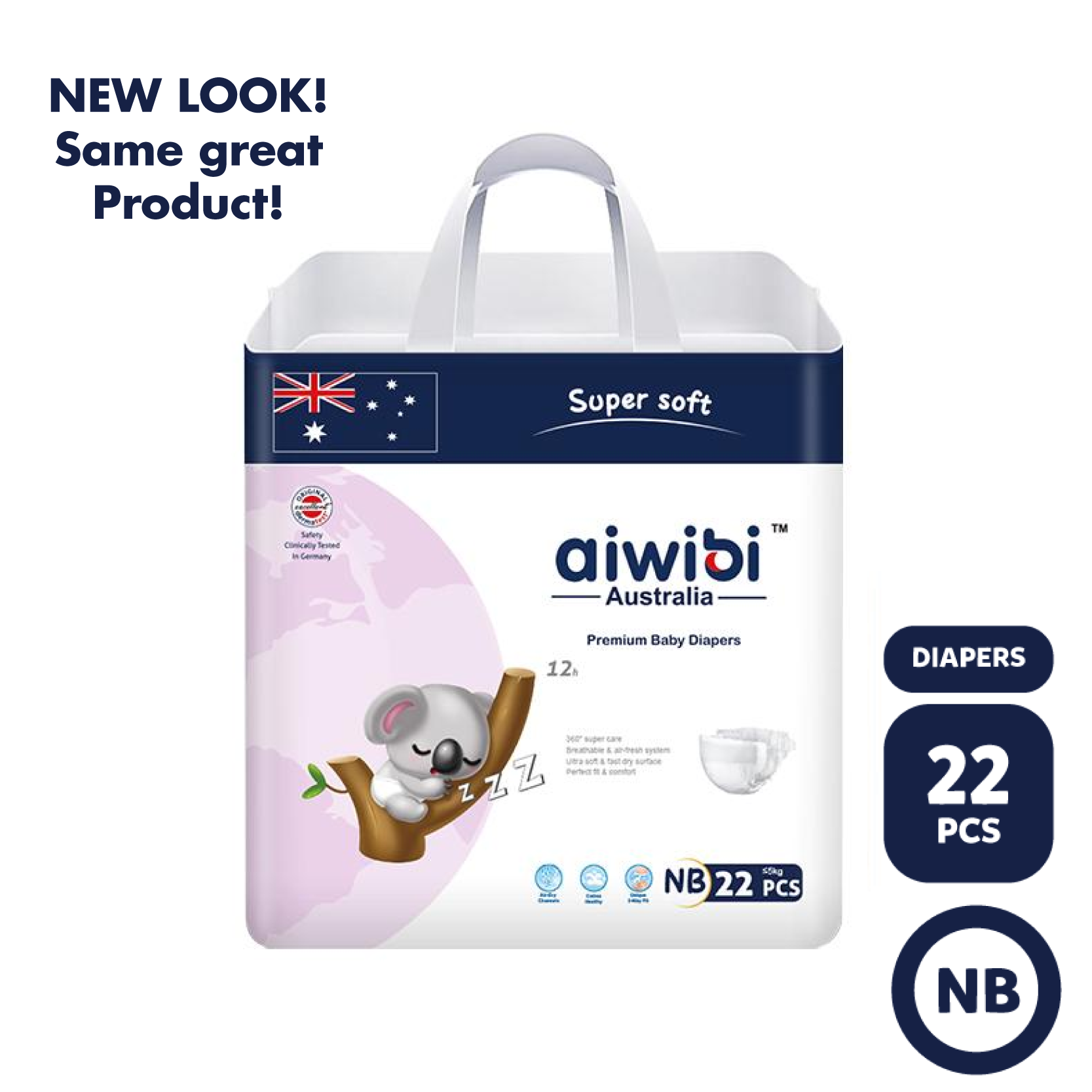 AIWIBI Diapers - NB - 22pcs – Relax Maldives