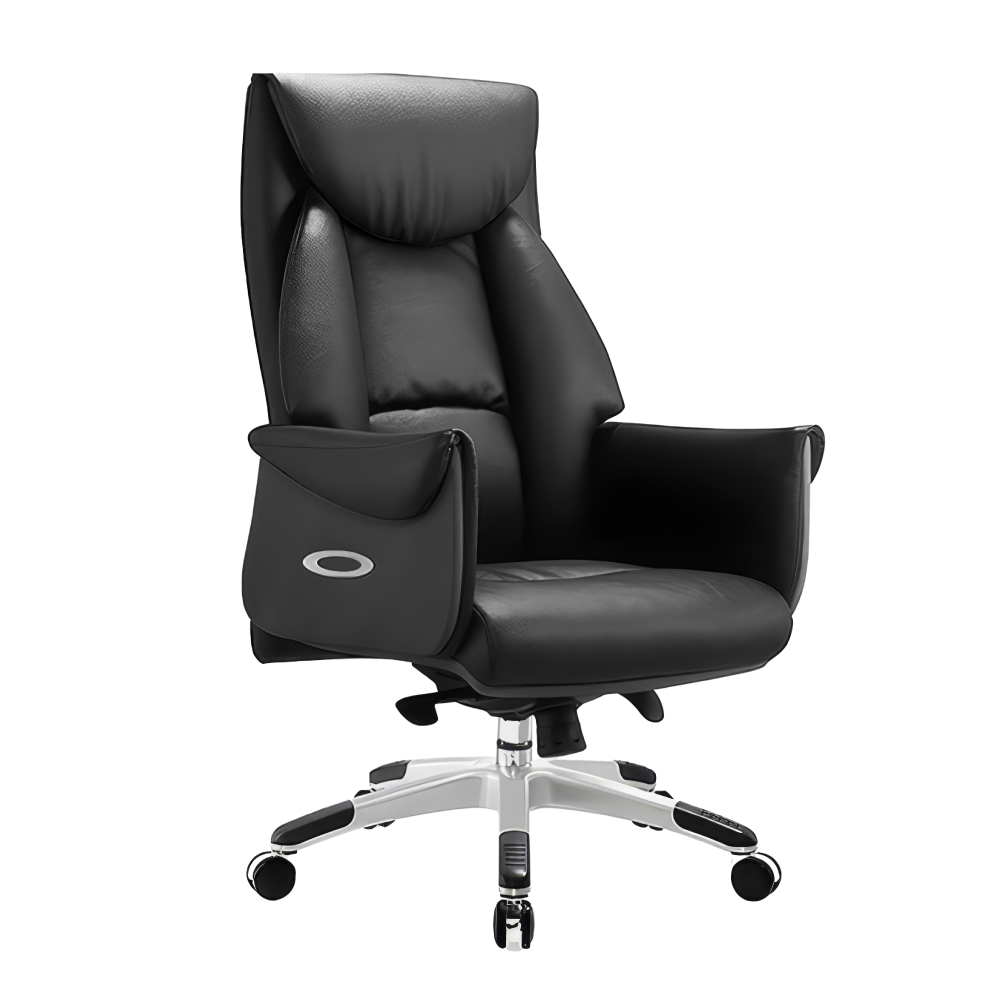 Executive High Back Chair - Leather – Relax Maldives