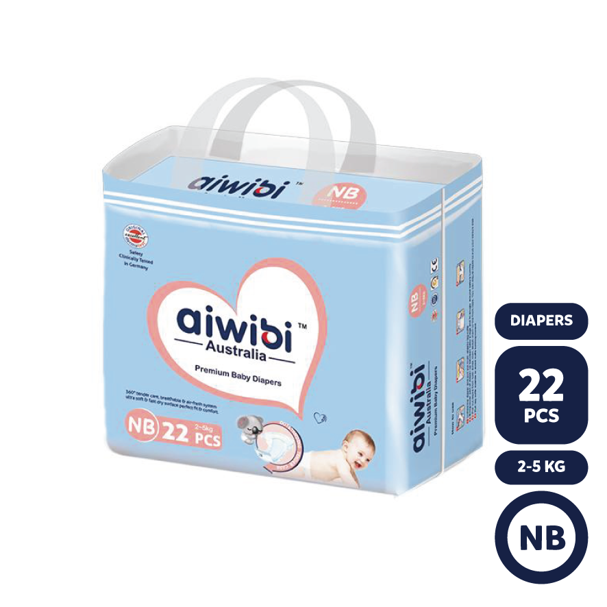 AIWIBI Diapers - NB - 22pcs – Relax Maldives